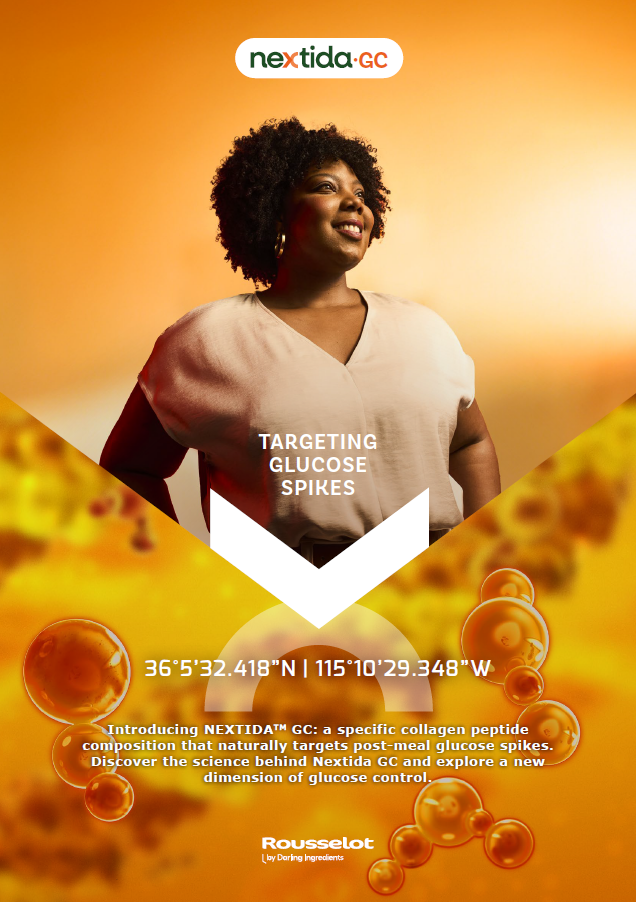 Nextida GC, specific collagen peptide composition targeting post-meal ...